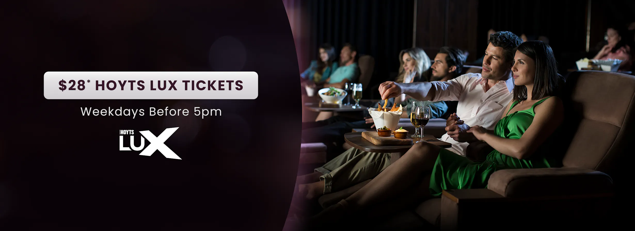 $28* HOYTS LUX Tickets