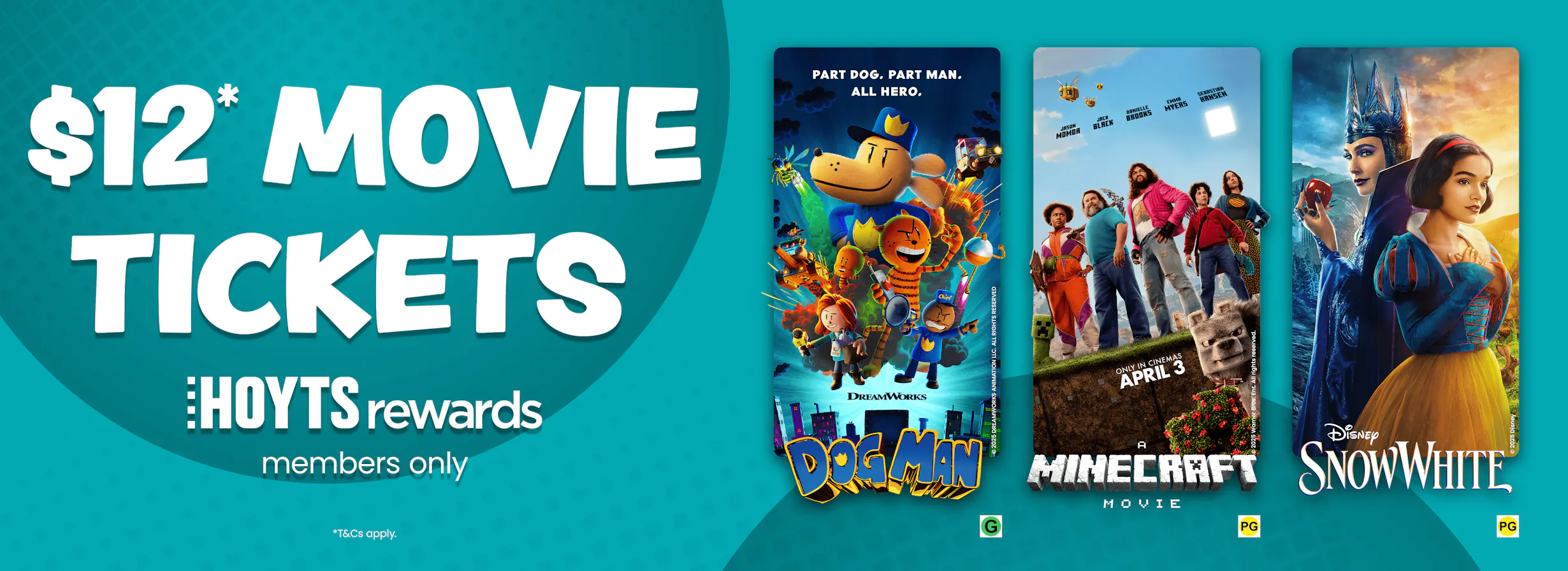 $12* Movie Tickets | HOYTS Cinemas